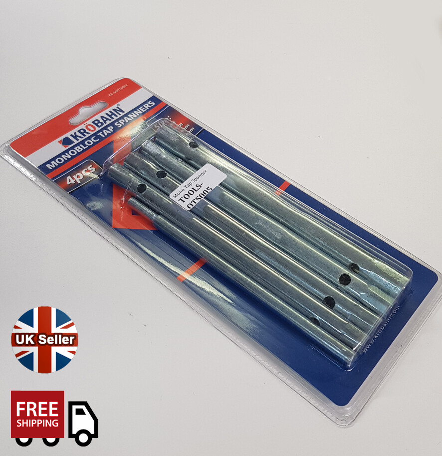 Monobloc Tap Spanner & Tommy Bar Set | 4 pc | Tap Back Nut Spanner | UK ...