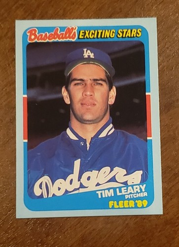 1989 FLEER BASEBALL'S EXCITING STARS TIM LEARY CARD #30 | eBay