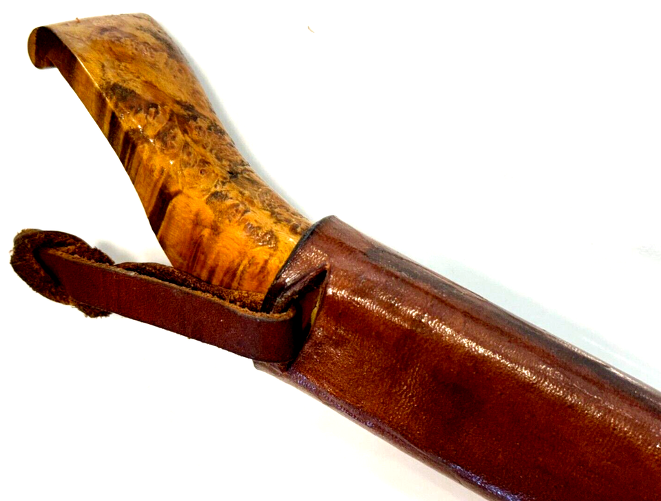 CROOKED KNIFE MAPLE HANDLED MOCOTAUGAN WOODWORKING LATE 19TH/EARLY 20TH ...