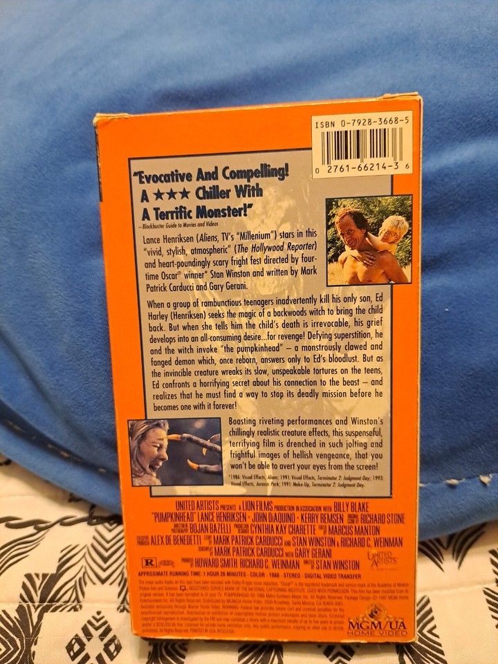 Pumpkinhead (VHS, 1997, Movie Time) 27616621436| eBay