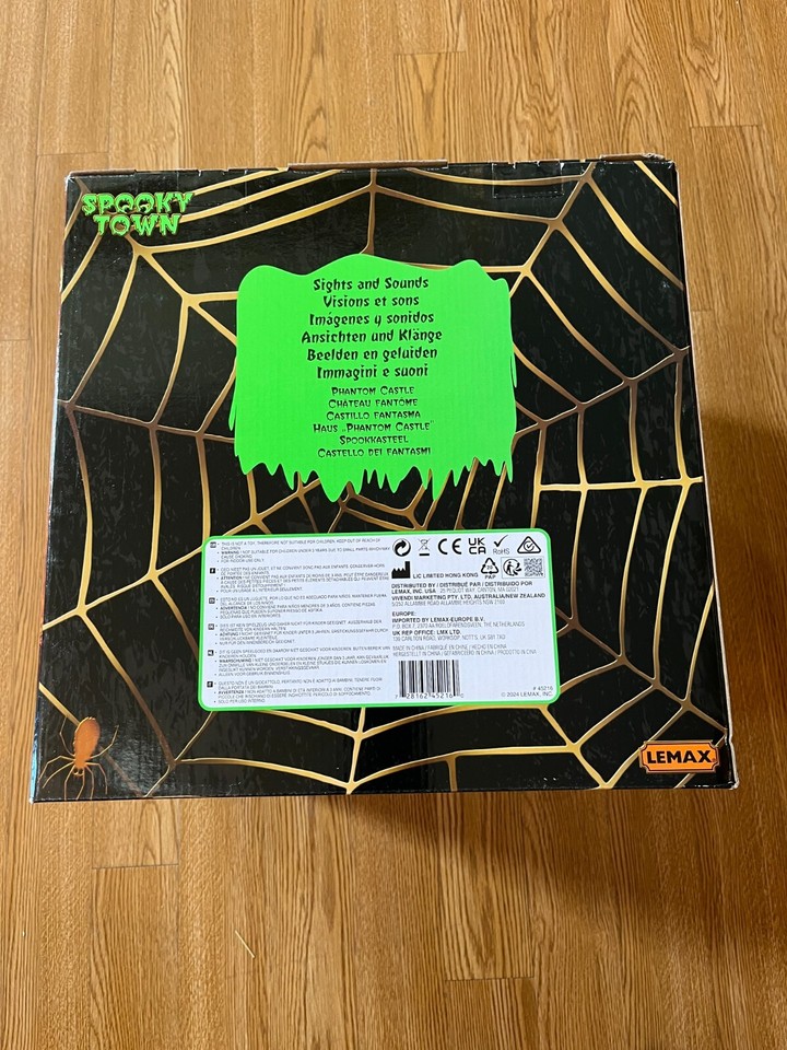Lemax Spooky Town Phantom Castle 2024 Halloween Decoration *In Hand ...