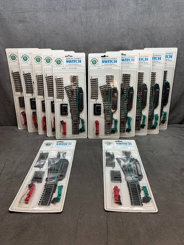 Lot of 23x Bachmann HO Scale Remote Switch Train Tracks FACTORY SEALED ...
