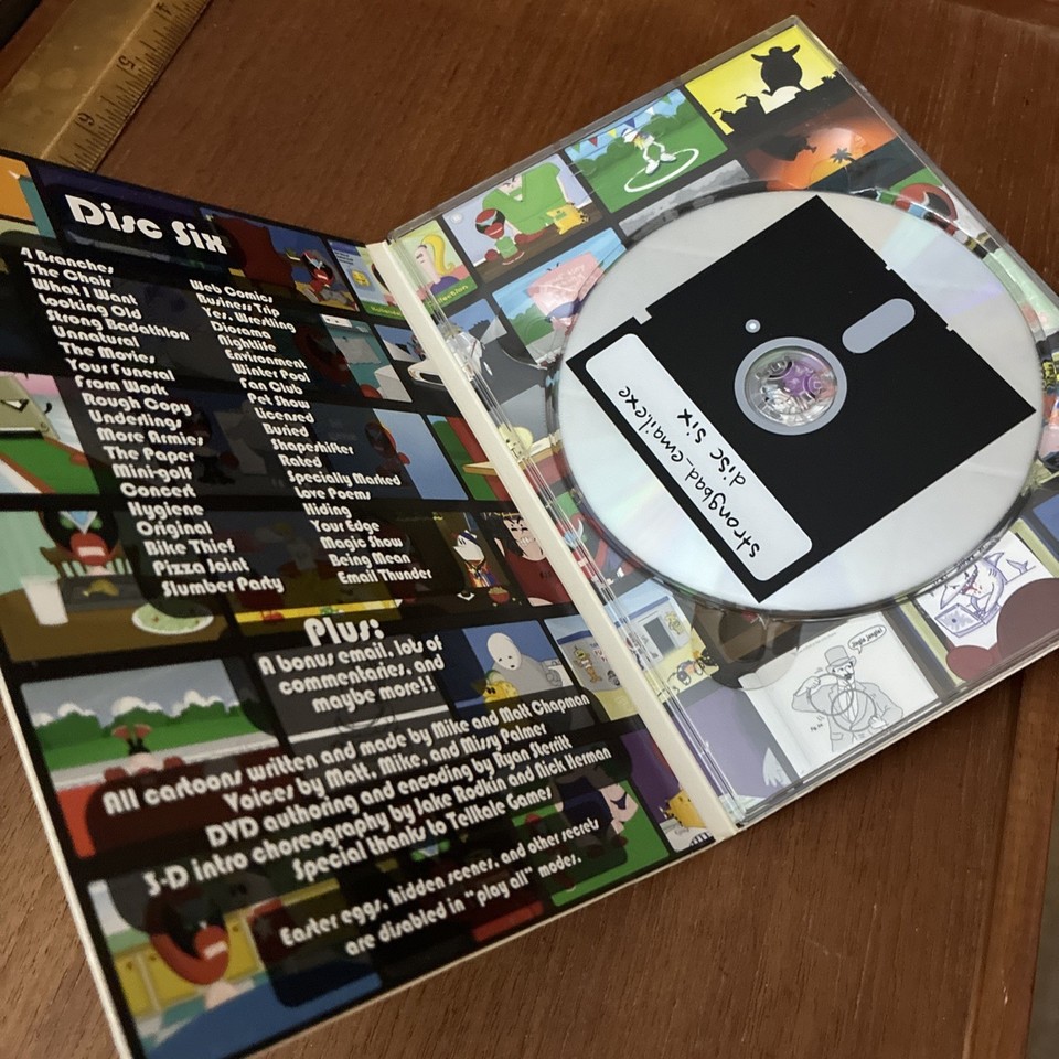 HOMESTAR RUNNER strongbad_email.exe DISC 6 DVD VGC SUPER RARE | eBay