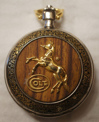Franklin Mint Colt Army Peacemaker Pocket Watch Needs Battery | eBay