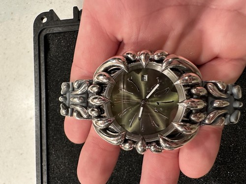 Alabaster Industries Watch - Silver Dove in Olive Eastern Arabic ...