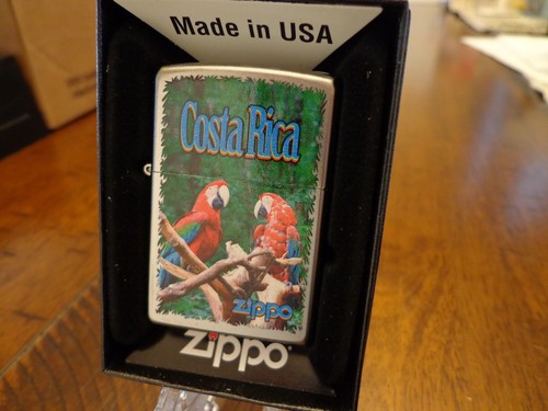 PARROTS COSTA RICA ZIPPO LIGHTER MINT IN BOX | eBay