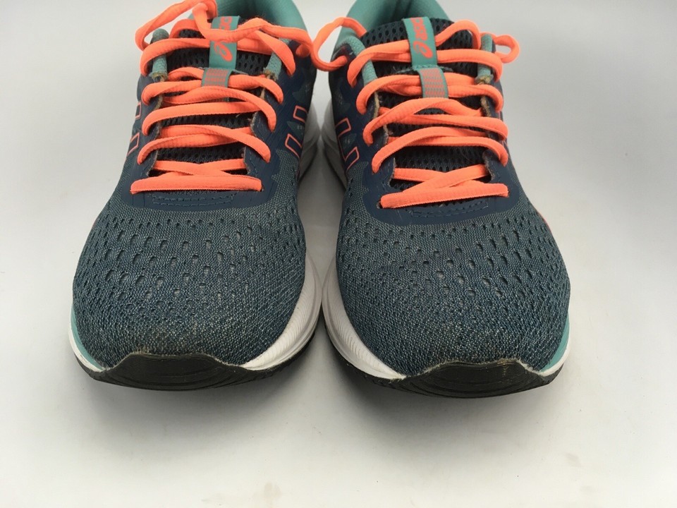 ASICS Women's GEL-Excite 7 Running Shoes 1012A562 Blue/ Sunrise Red Sz ...