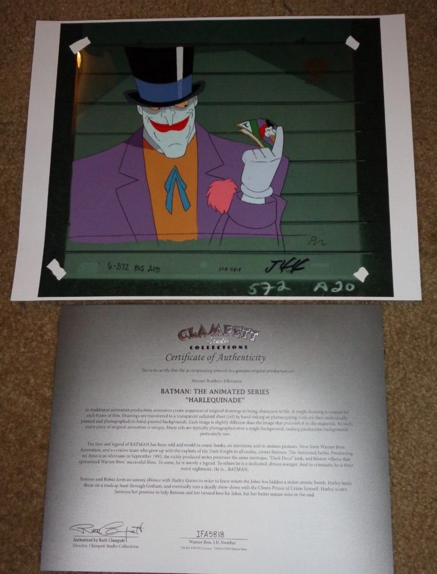 Batman Animated Series Joker Card
