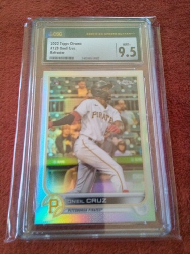2023 Topps Chrome #128 Oneil Cruz RC Refractor CSG 9.5 MINT+ | eBay