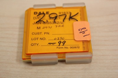 99 New Vishay/Dale Mil Spec Chip Resistors JAN M55342 2.97K | eBay