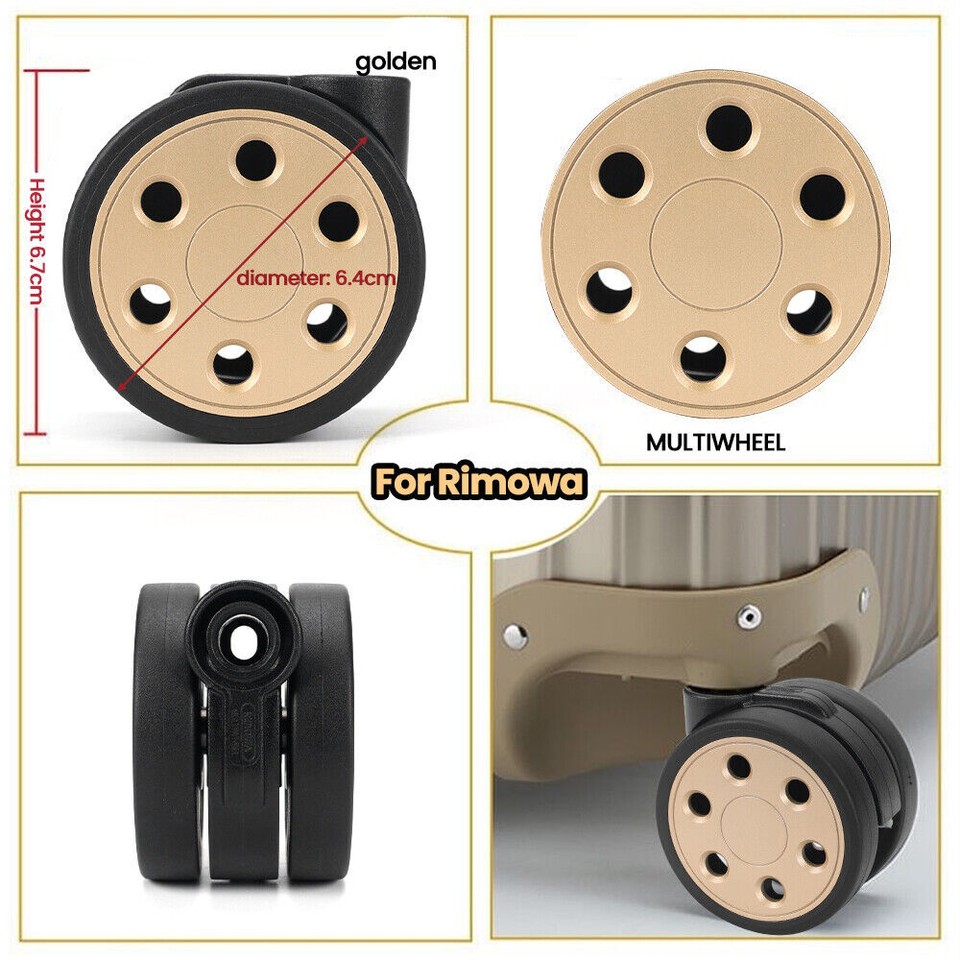 Wheels for RIMOWA Luggage 50mm Wheel Replacement Parts Peppermint Green ...