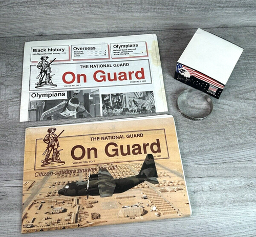 Lot of Vintage National Guard Memorabilia w/Desert Storm Items | eBay