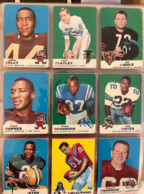 1969 Topps Football Complete Set! Good! | eBay