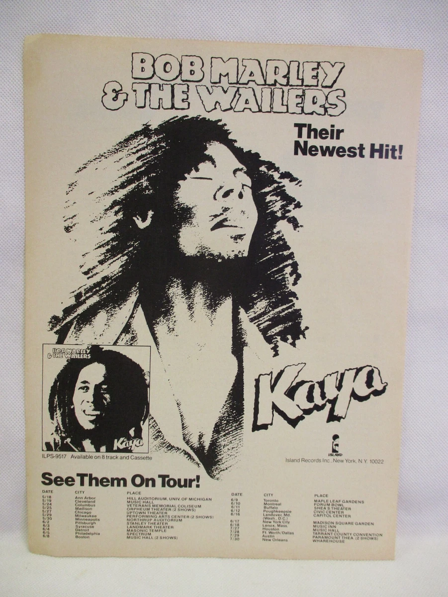Bob Marley And The Wailers Kaya Album