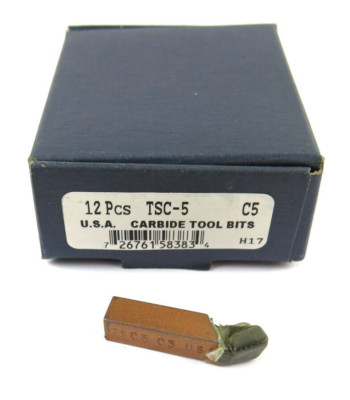 12pcs ACT TSC-5 Grade C5 Carbide Brazed Lathe Tool Bits 5/16" x 5/16 ...