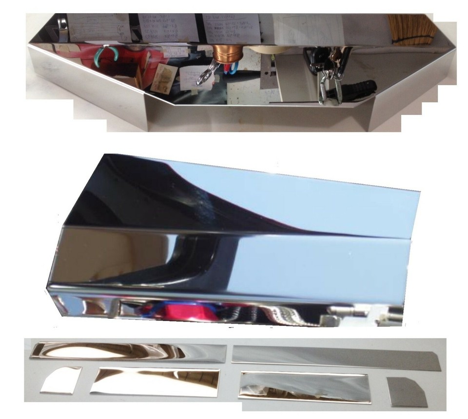 C4 Corvette 1990 Engine Dress Up Covers 10 pc chrome look polished ...