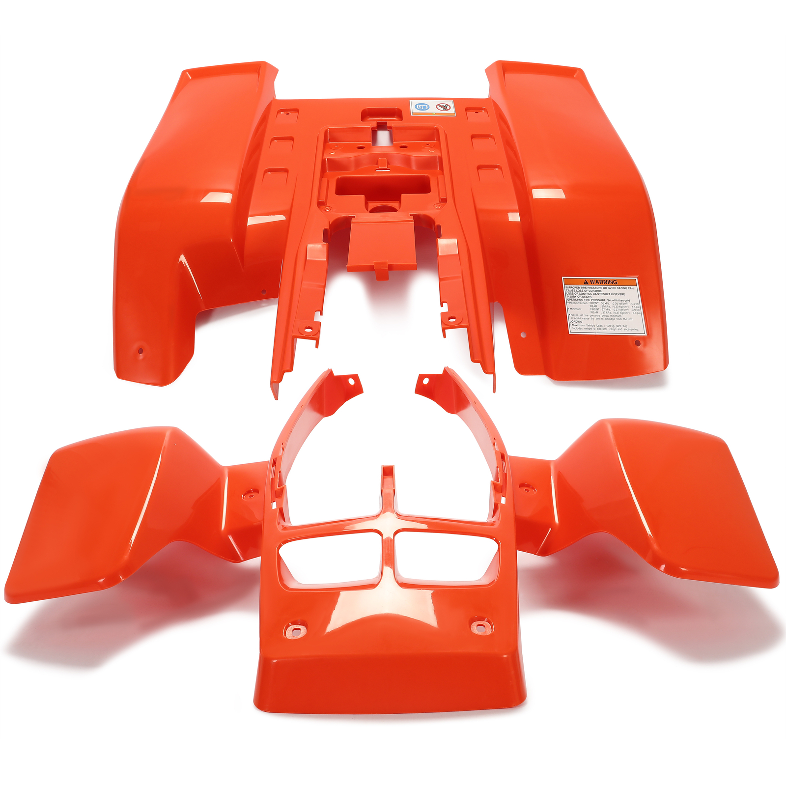 Front + Rear Fender Plastic Body For 87-06 Yamaha Banshee 350 YFZ350 ...