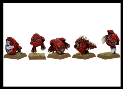 Warhammer AoS Cave Squigs (5) Gloomspite Gitz Moonclan OOP finecast New ...