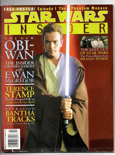 STAR WARS INSIDER Magazine #41 - 1999 - Ewan McGregor, Terrance Stamp ...