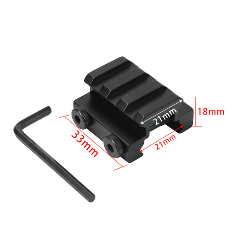 Hunting 3 Slots Low Red Dot Sight Scope Riser Mount Base Fit 20mm ...