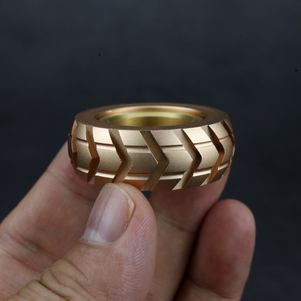 Mechanic Ring Tire Fidget Clicker Magnetic Slider Haptic EDC Toy Stress ...