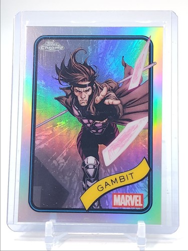 GAMBIT 2025 TOPPS CHROME MARVEL REFRACTOR #105 Q3420 | eBay