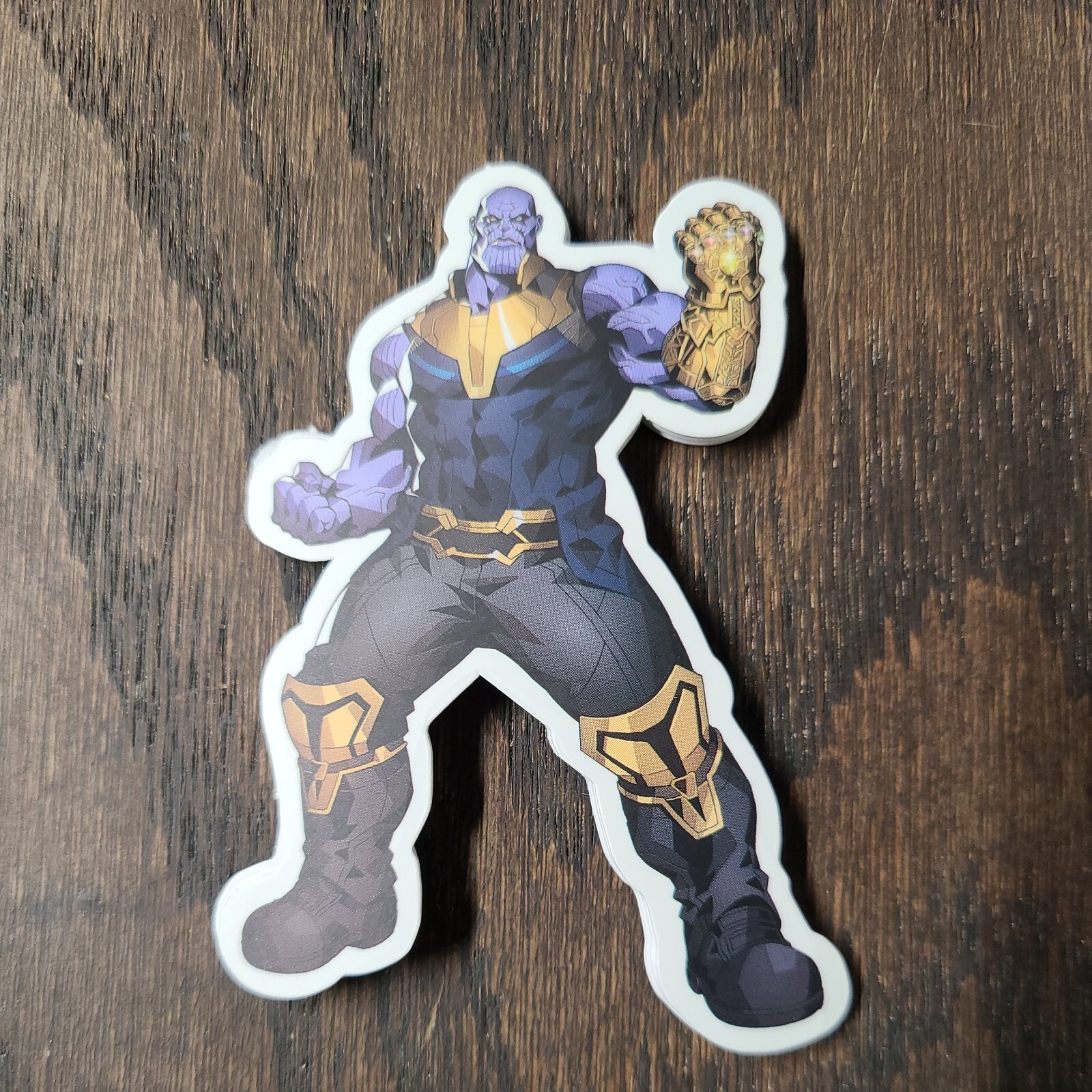 SMALL Thanos Avengers Adult Humor Sticker For Guitar Laptop Skateboard ...