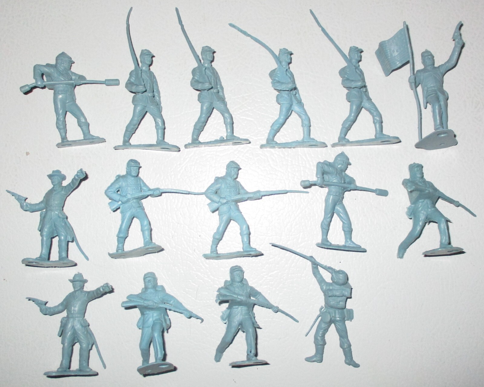 Marx 1950s-1960s Battle of the Blue and Grey Union Soldiers Lot Two | eBay