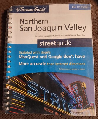 Thomas Guide Northern San Joaquin Valley Street Guide 9780528874413| eBay