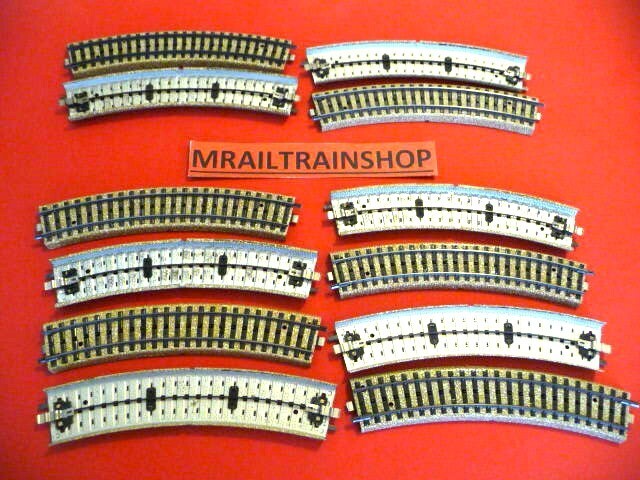 5100 MARKLIN HO - 12 x GEBOGEN RAILS/VOIES COURBES Q2 MÄERKLIN ...