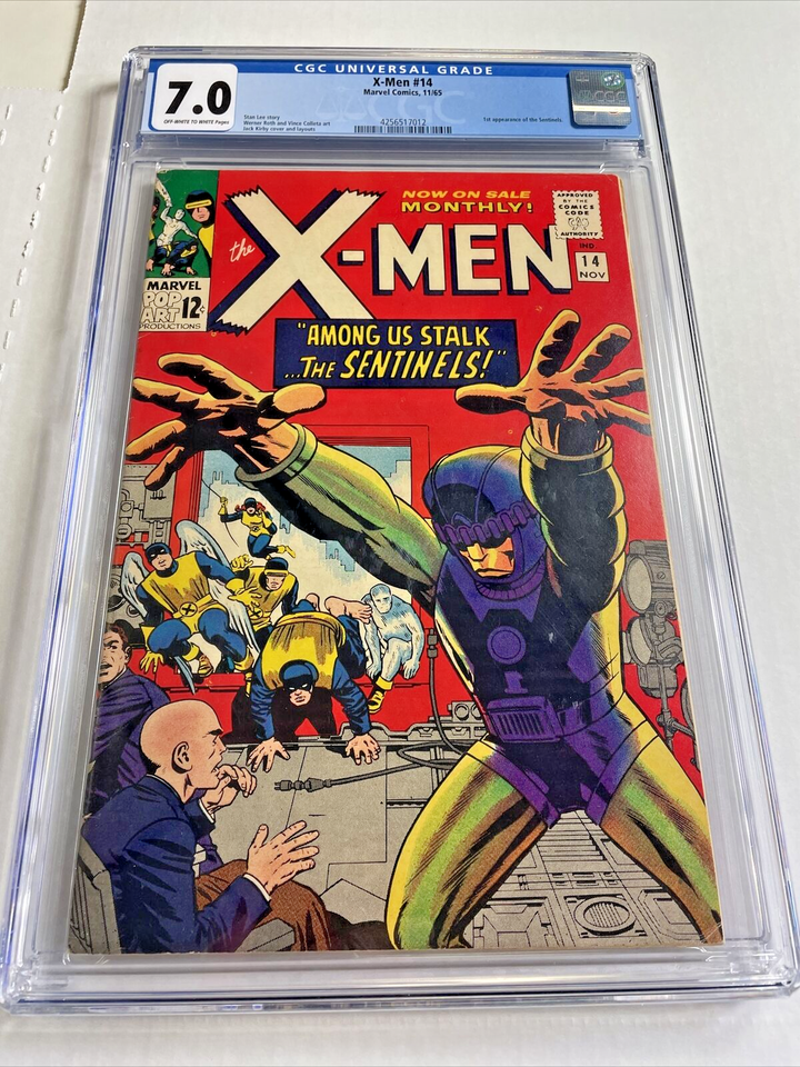 X-Men #14 CGC 7.0 Marvel Comics 1965 1st App of the Sentinels classic ...