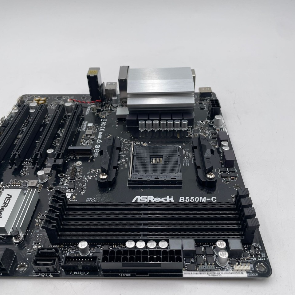 ASRock B550M-C AMD AM4 DDR4 microATX Motherboard | eBay