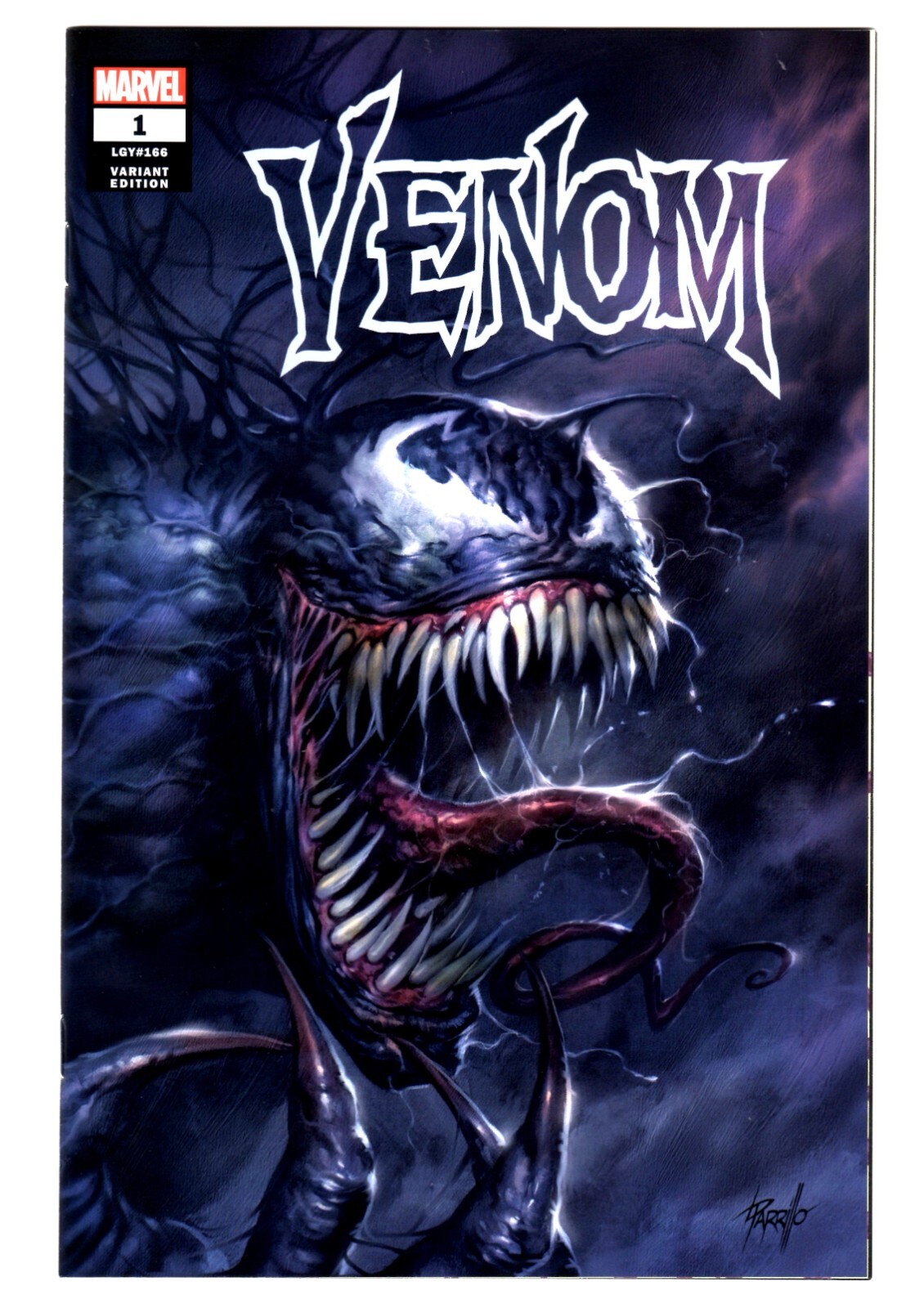 Venom #1 Lucio Parrillo Retailer Exclusive Trade Dress Variant Cover ...