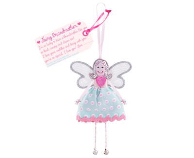 Fair Trade Handmade 'Fairy Grandmother' Fabric Hanging Character | eBay UK