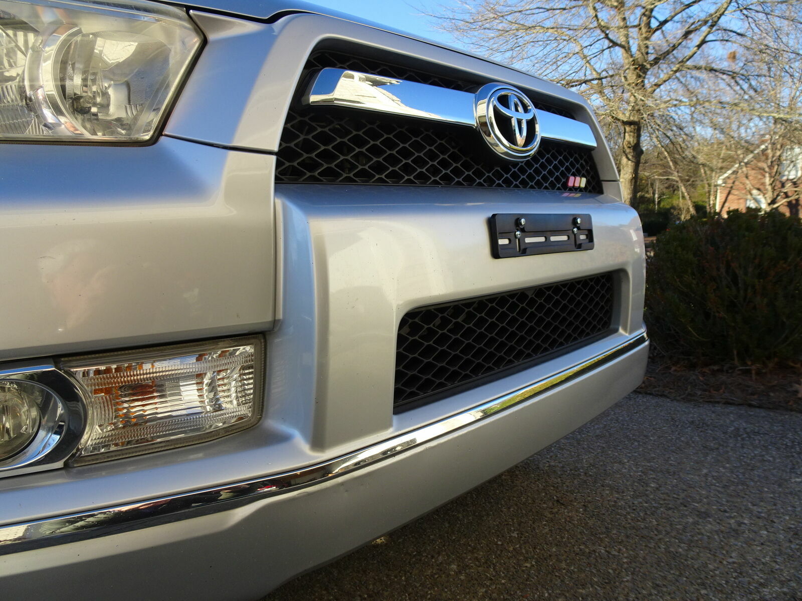 Front License Plate Tag Holder Mount Adapter Bumper Kit Bracket for ...