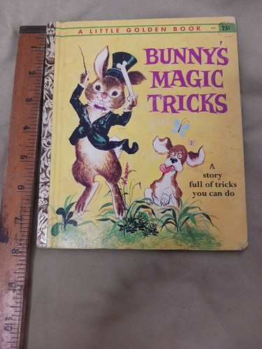 BUNNY'S MAGIC TRICKS Little Golden Book 1962 Vintage | eBay