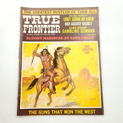 Vintage True Frontier Magazine September 1968. Bloody Massacre At Sand ...