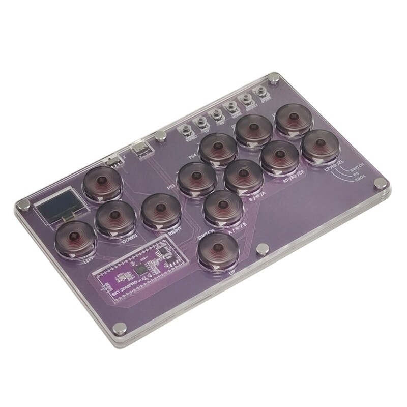 Fightingbox Mini HitBox Arcade Fight Stick Controller SOCD LED Gamepad Keyboard | eBay
