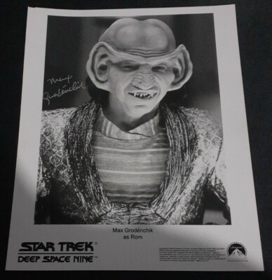 Star Trek Max Grodènchik ROM Signed 8 X 10 " Photograph | eBay UK