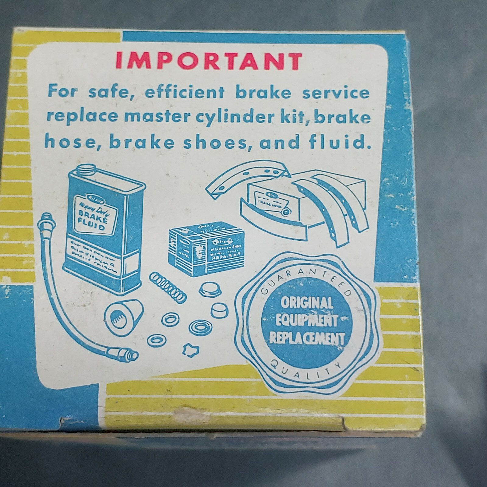 Vintage NOS Western Auto Wizard Hydraulic Brake Wheel Cylinder Repair ...