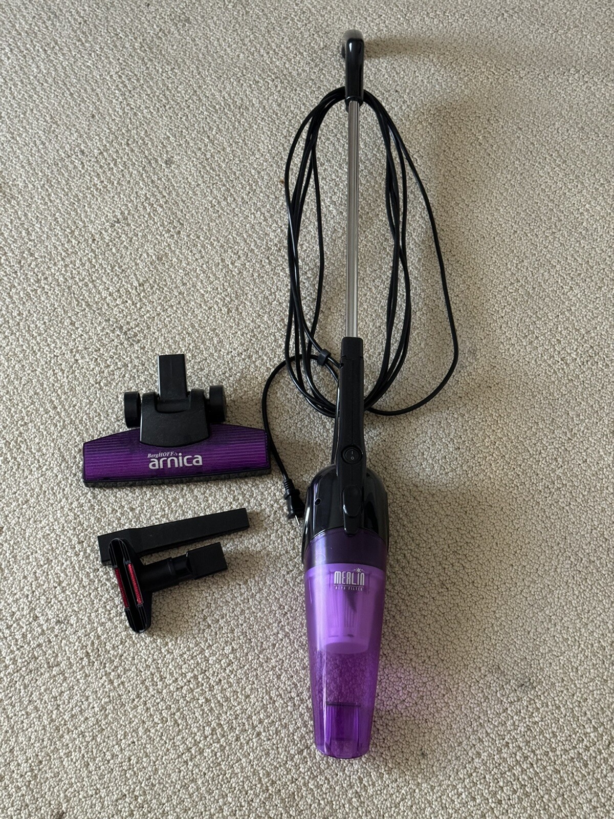 Berghoff Merlin ALL-in-ONE Corded Vacuum Cleaner with Tools Purple | eBay
