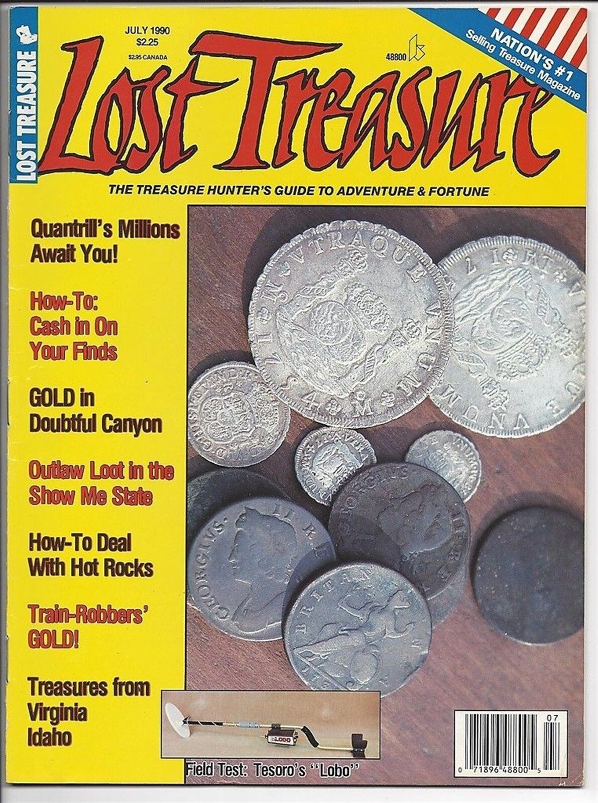 LOST TREASURE magazine July 1990 How to cash in Your Finds | eBay