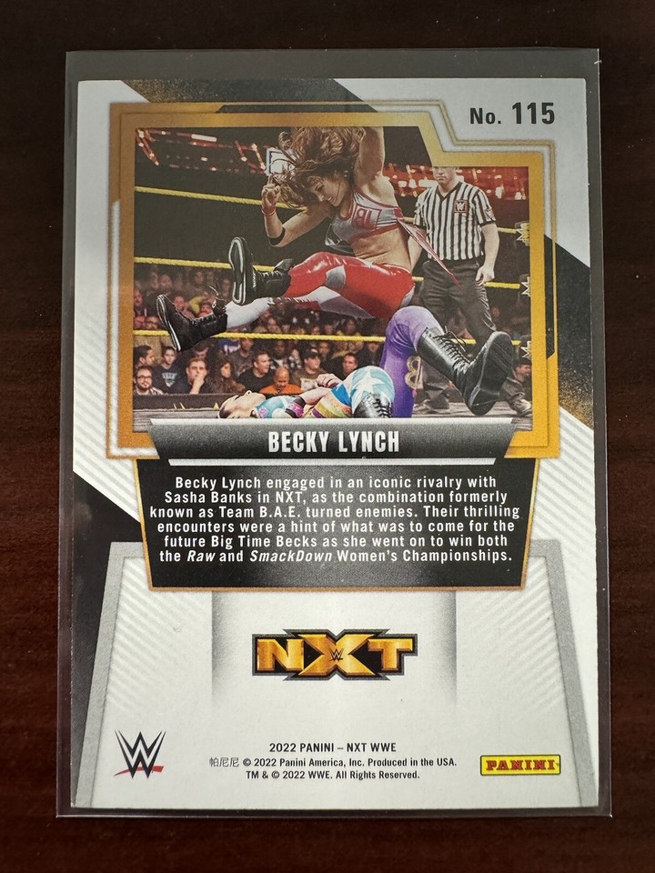 2022 Panini WWE NXT - NXT Alumni Silver #115 Becky Lynch | eBay