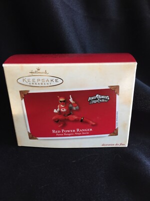 Hallmark Keepsake 2003 Handcrafted “Red Power Ranger” Ornament | eBay