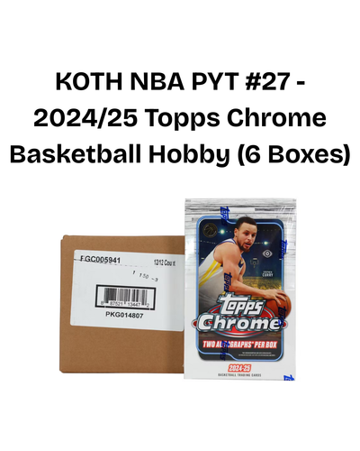 CLIPPERS -KOTH NBA PYT #27 - 2024/25 Topps Chrome Basketball Hobby (6 ...