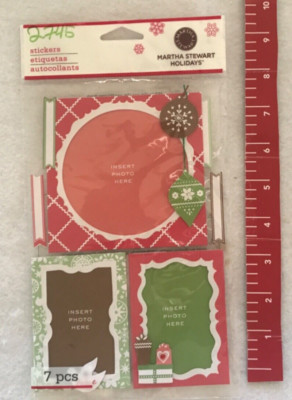 Martha Stewart photo 7 piece stickers set scandinavian frames 4 ...