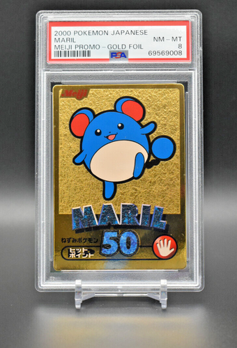2000 Pokemon Japanese Marill Meiji Promo Gold Foil PSA 8 CGC BGS Graded ...