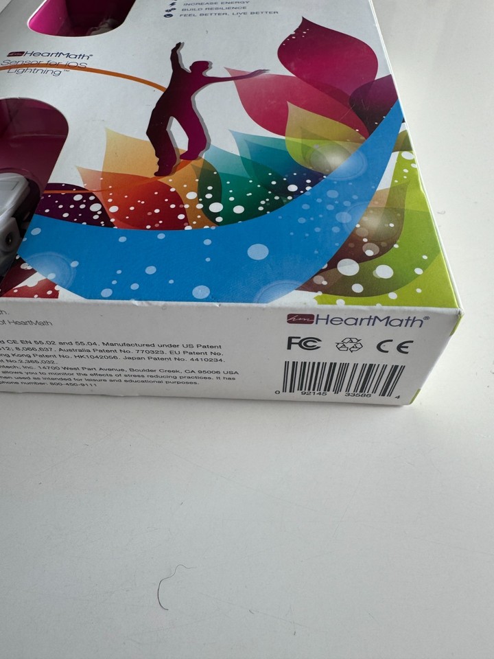 HeartMath Inner Balance Lightning Wired Sensor for iPhone / iPad HRV ...