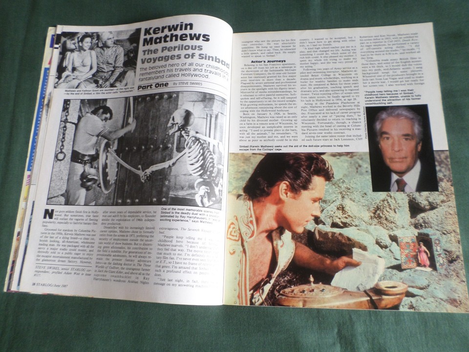 STARLOG MAG- #119 - JUNE 1987 - KERWIN MATTHEWS - GEORGE TAKEI ...