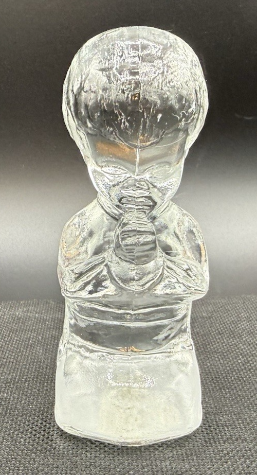 Vintage Fenton Clear Art Glass 1970's Praying Little Boy Replacement ...